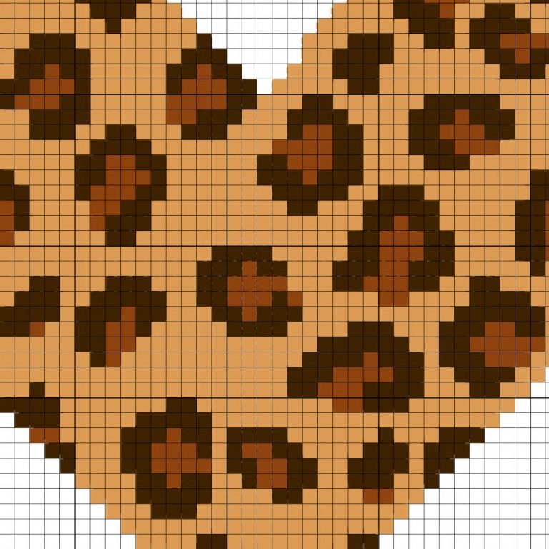 Love Leopard Print Cross Stitch Pattern – Daily Cross Stitch