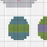 Pixel Bunny and Eggs Cross Stitch Pattern – Daily Cross Stitch