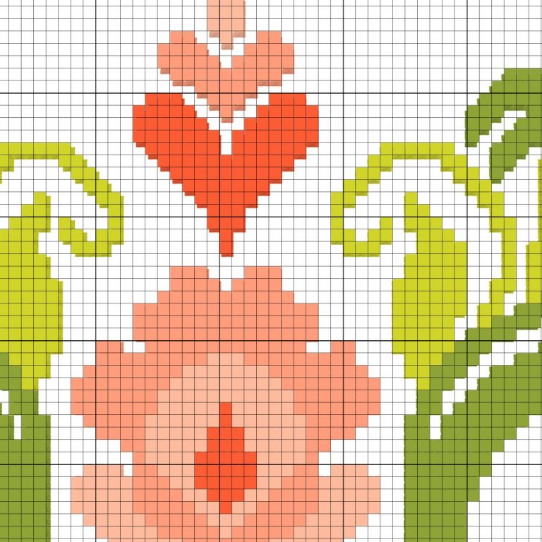 Filigree Floral Cross Stitch Pattern – Daily Cross Stitch