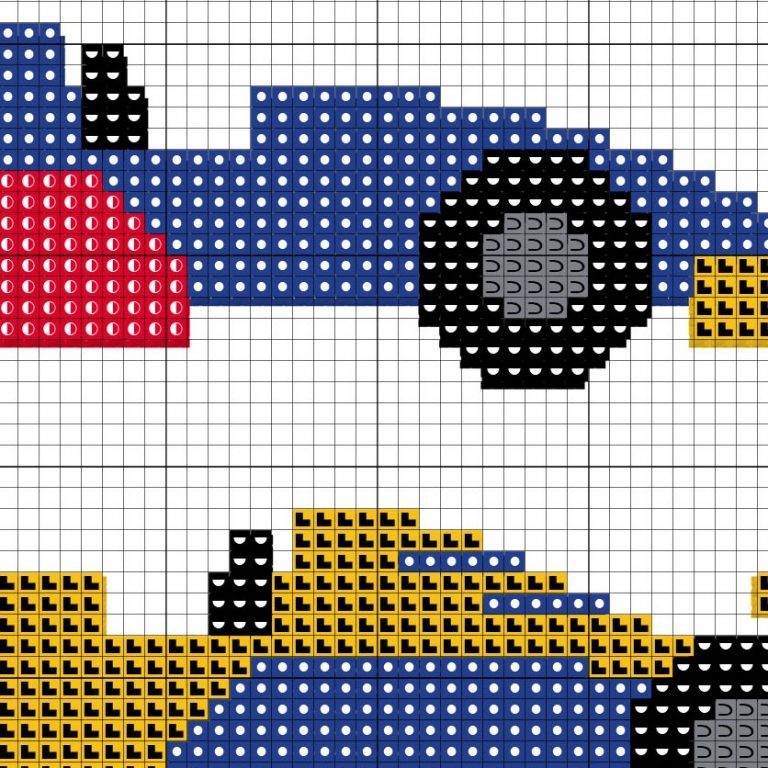 Race Car Cross Stitch Pattern – Daily Cross Stitch