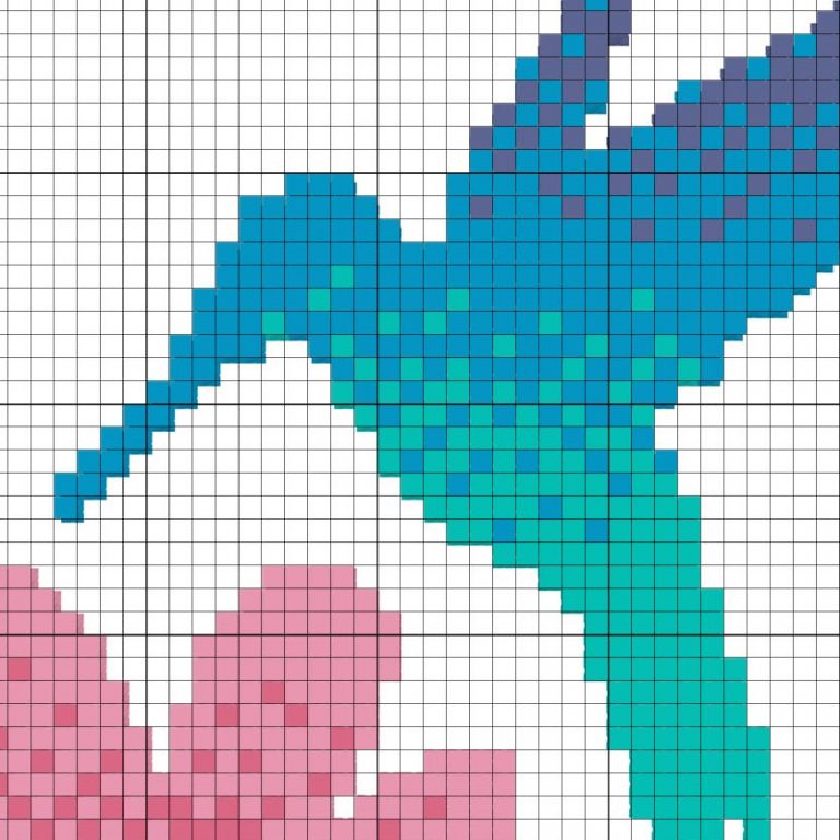 Springtime Hummingbird Cross Stitch Pattern – Daily Cross Stitch
