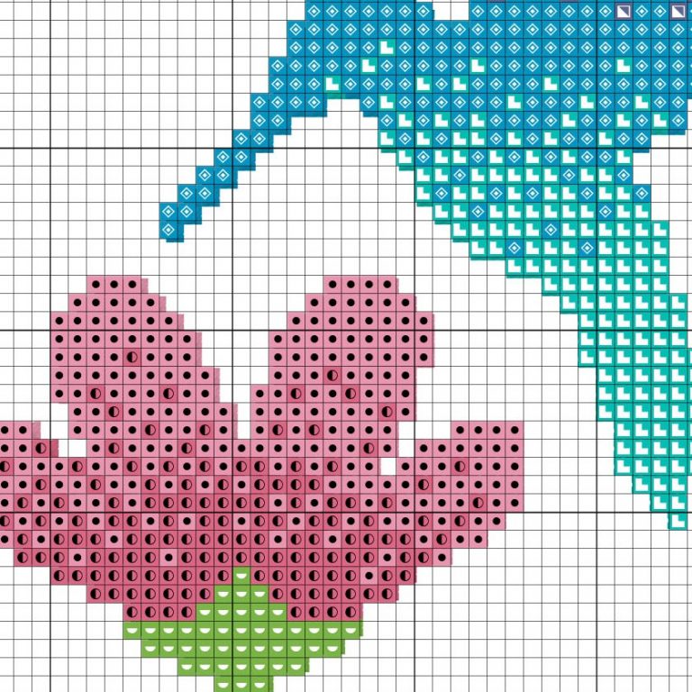 Springtime Hummingbird Cross Stitch Pattern – Daily Cross Stitch