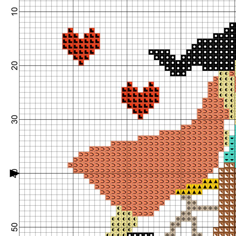 Couple on a Bike Ride Cross Stitch Pattern – Daily Cross Stitch