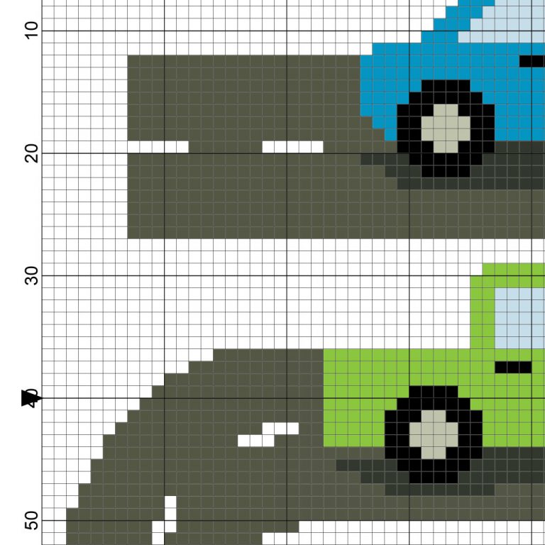 On The Road Cross Stitch Pattern – Daily Cross Stitch