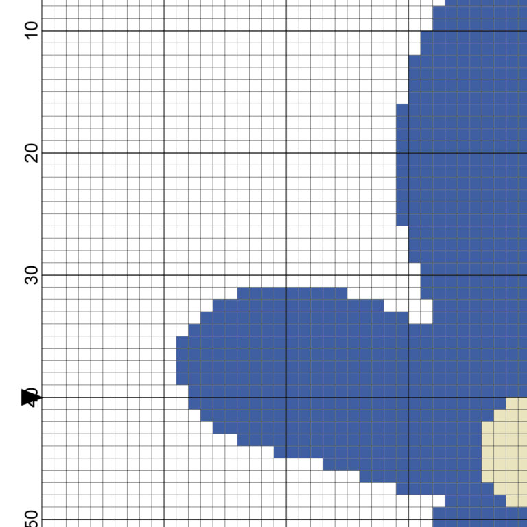 Groovy Flower Cross Stitch Pattern – Daily Cross Stitch