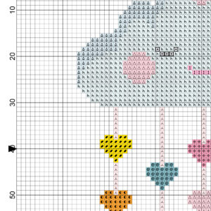 Smiling Cloud Cross Stitch Pattern – Daily Cross Stitch