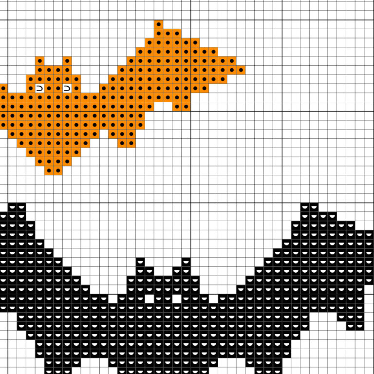 Color Bats Cross Stitch Pattern – Daily Cross Stitch