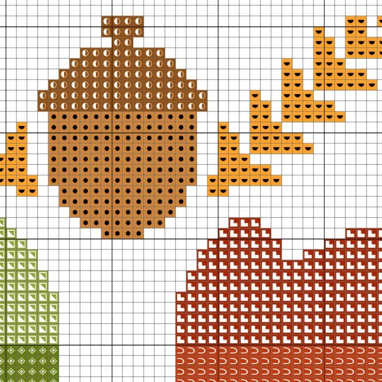 Fresh Fall Cross Stitch Pattern – Daily Cross Stitch