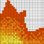 Gradient Fall Leaf Cross Stitch Pattern – Daily Cross Stitch