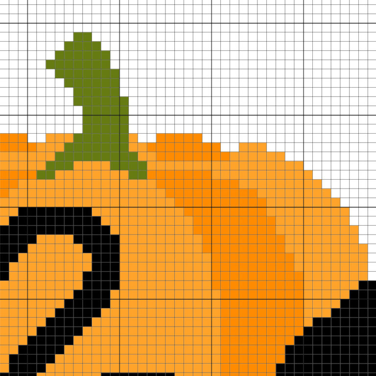 Kitty Pumpkin Patch Cross Stitch Pattern – Daily Cross Stitch