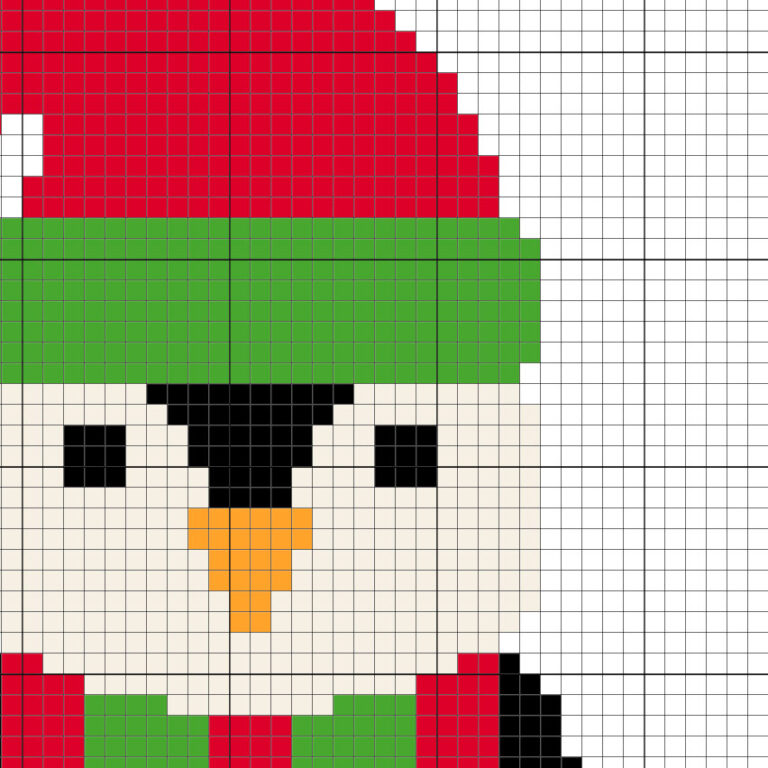 Christmas Penguin Cross Stitch Pattern – Daily Cross Stitch