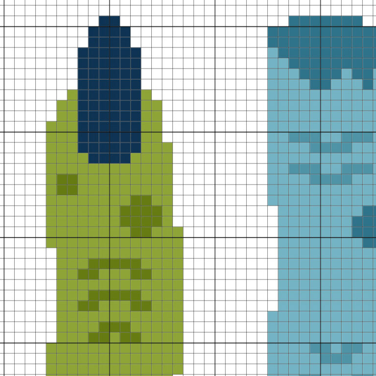 Zombie Fingers Cross Stitch Pattern – Daily Cross Stitch