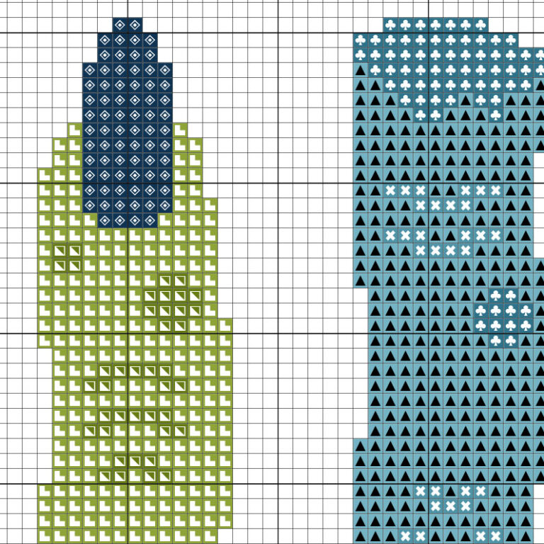 Zombie Fingers Cross Stitch Pattern – Daily Cross Stitch