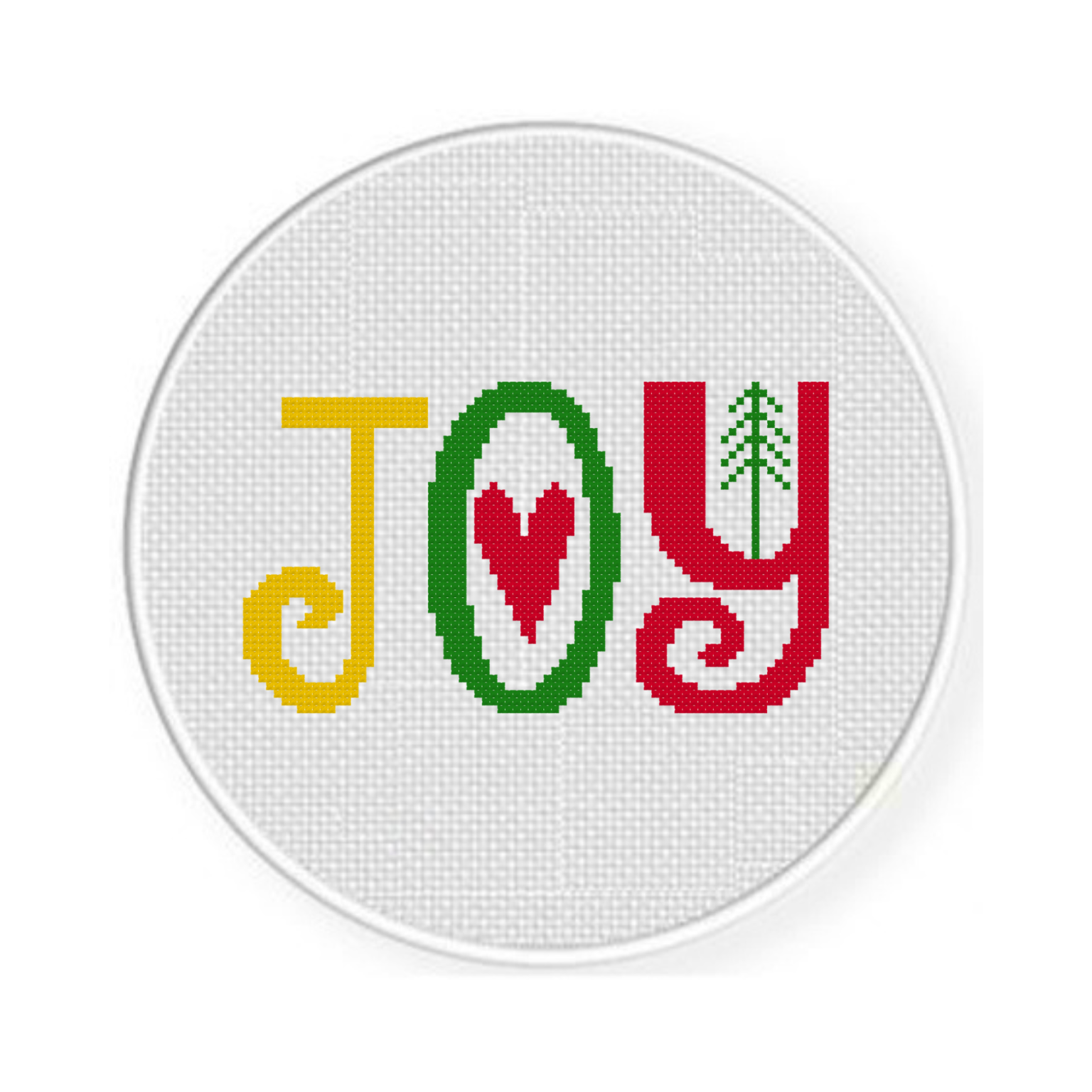 JOY Cross Stitch Pattern – Daily Cross Stitch