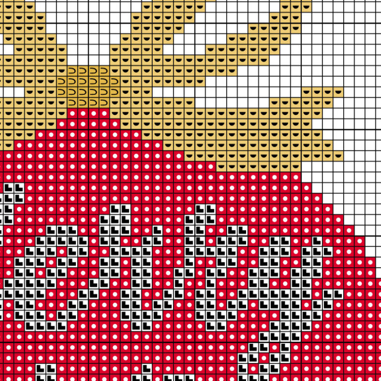 Merry Christmas Ornament Cross Stitch Pattern – Daily Cross Stitch