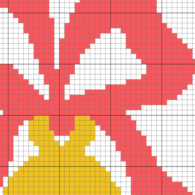 Christmas Bell with Bow Cross Stitch Pattern – Daily Cross Stitch