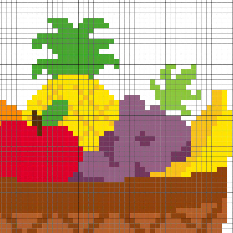 Fruits Basket Cross Stitch Pattern – Daily Cross Stitch