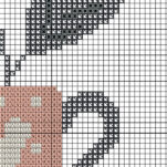 Big Leaves Pot Cross Stitch Pattern – Daily Cross Stitch