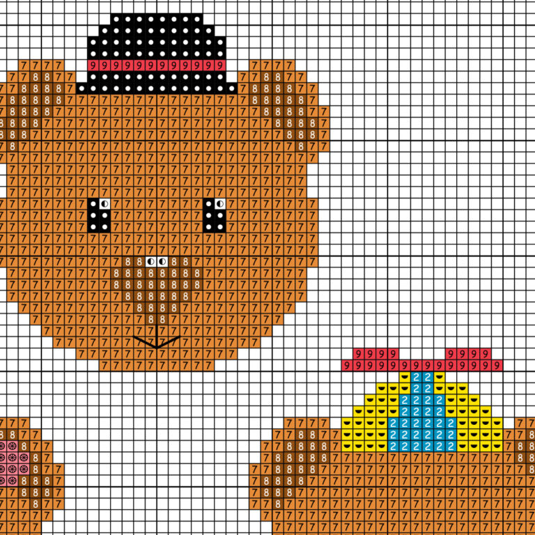 Three Bears Family Cross Stitch Pattern – Daily Cross Stitch