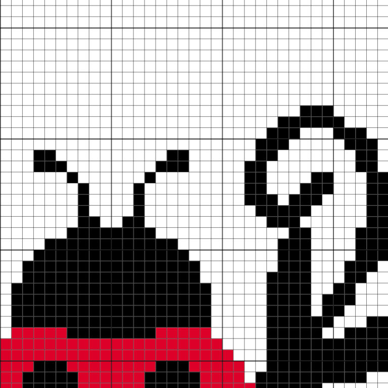 Ladybug Deco Cross Stitch Pattern – Daily Cross Stitch