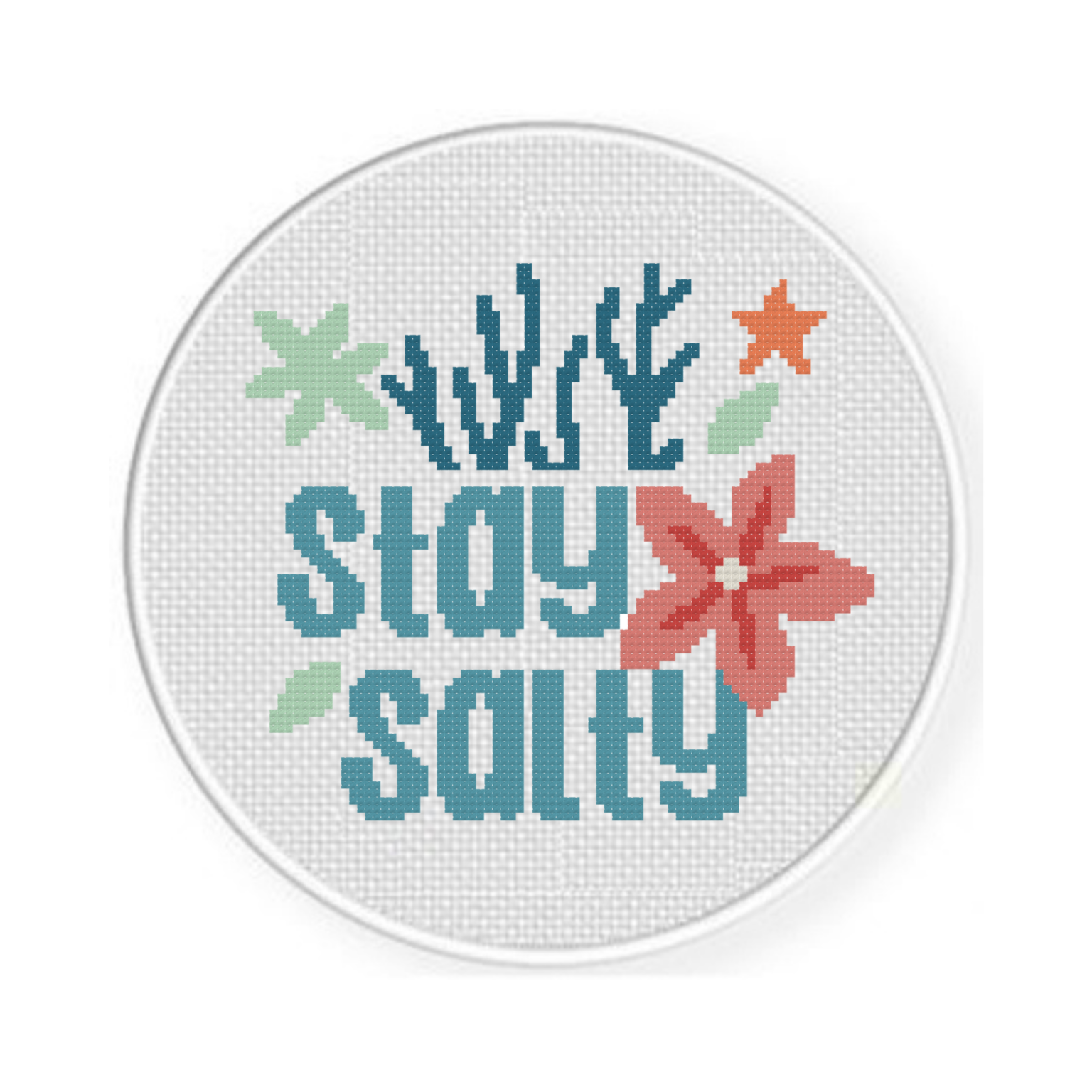 Stay Salty Cross Stitch Pattern – Daily Cross Stitch