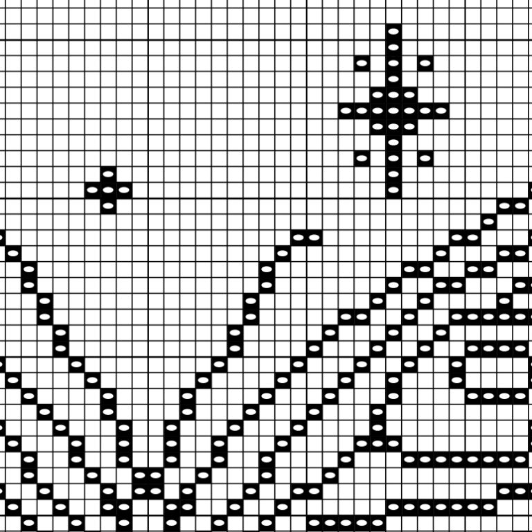 Groovy Butterfly Cross Stitch Pattern – Daily Cross Stitch