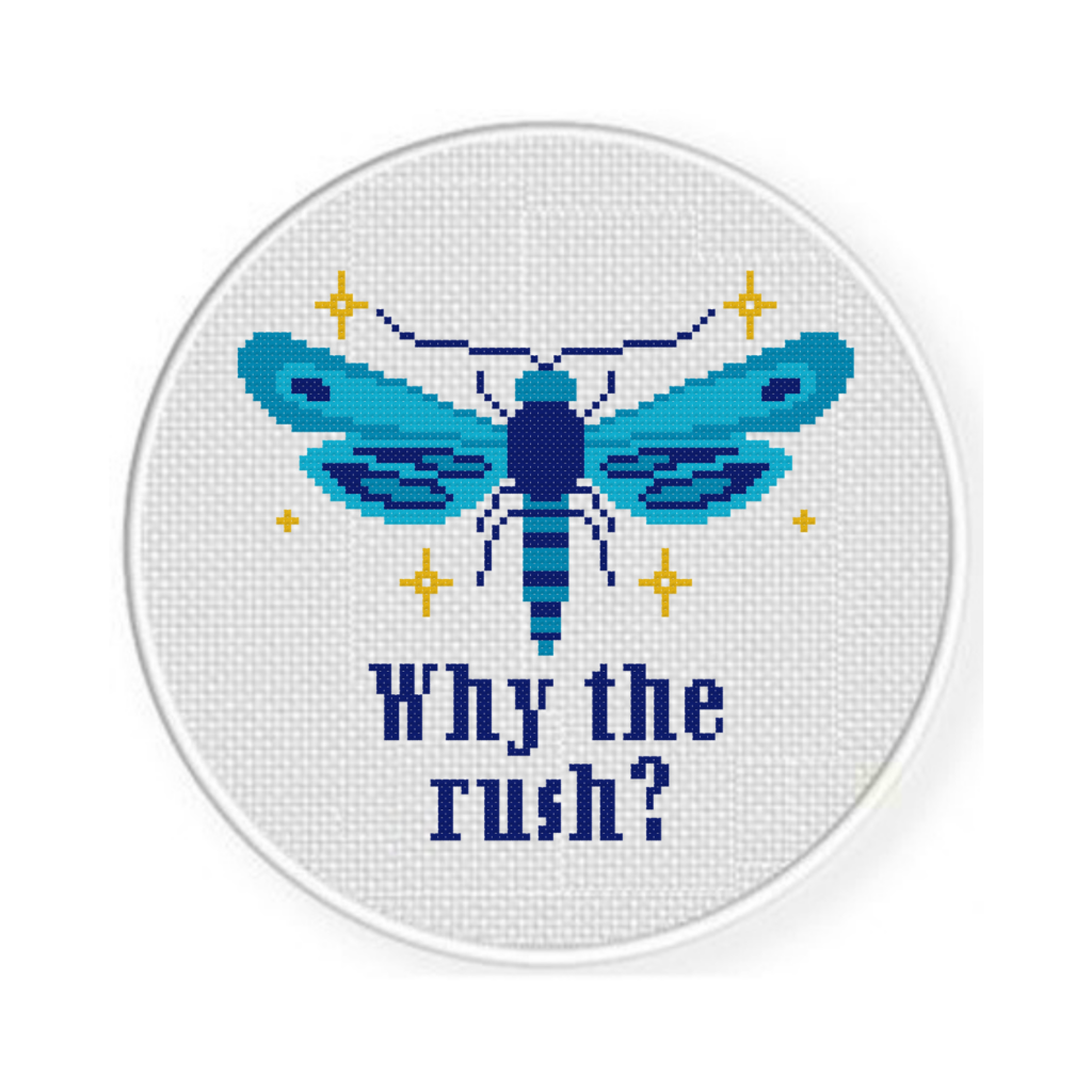 Red Moth Cross Stitch Pattern – Daily Cross Stitch