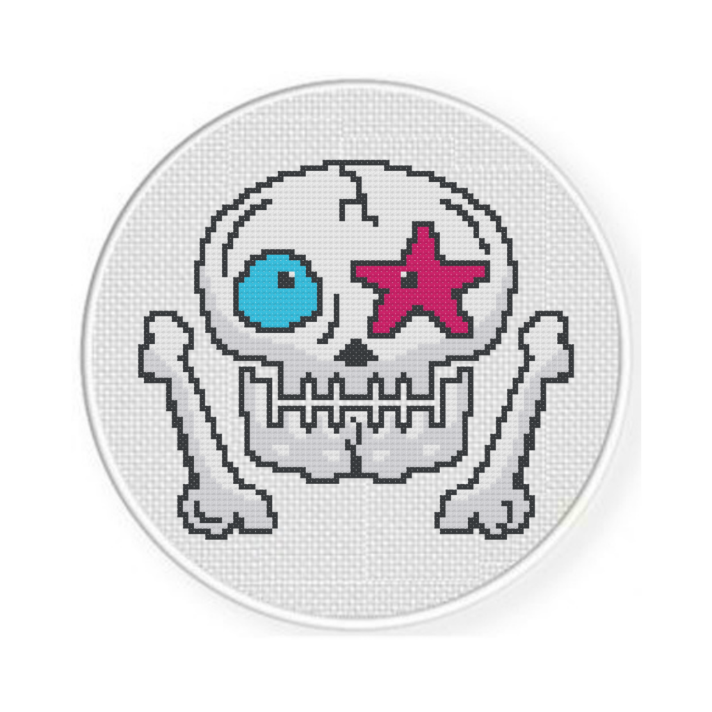 Funky Bones Cross Stitch Pattern – Daily Cross Stitch