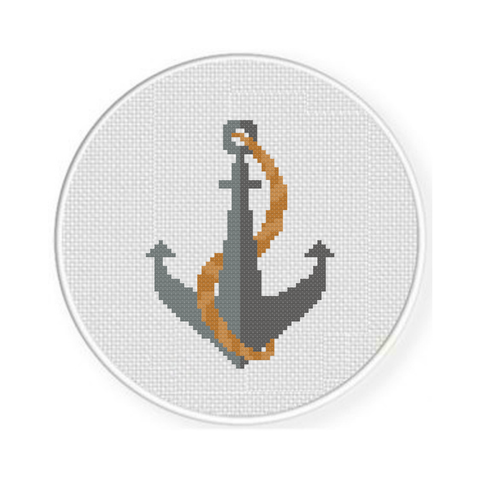 Rope and Anchor Cross Stitch Pattern – Daily Cross Stitch