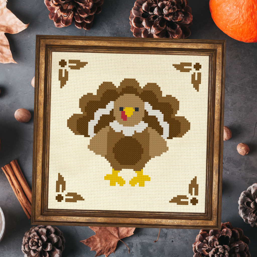 Turkey Cross Stitch Pattern – Daily Cross Stitch