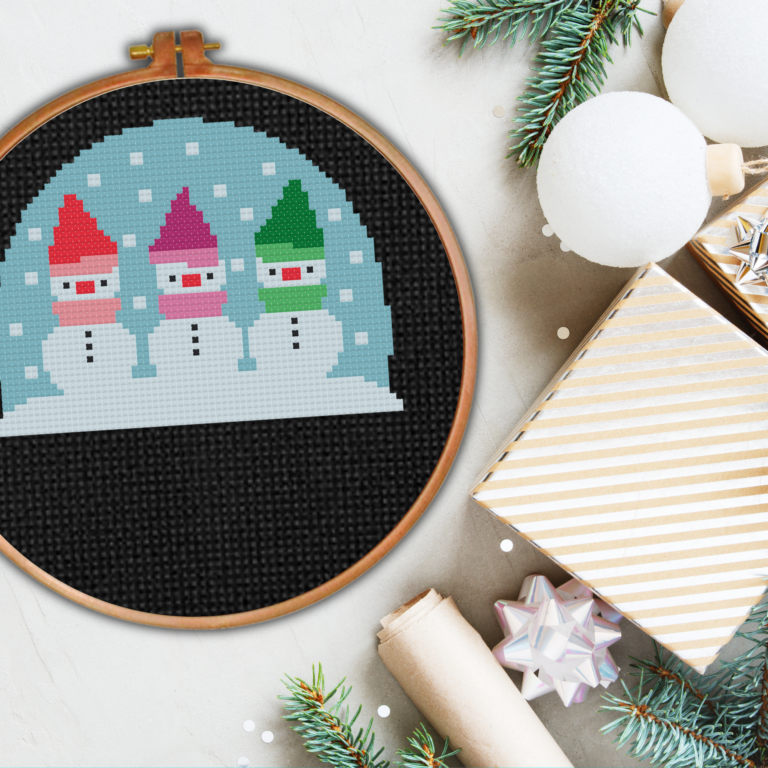 Snowmen Cross Stitch Pattern – Daily Cross Stitch