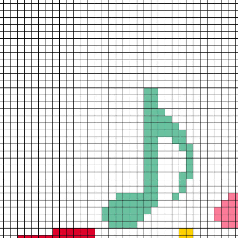 Music Notes Cross Stitch Pattern – Daily Cross Stitch