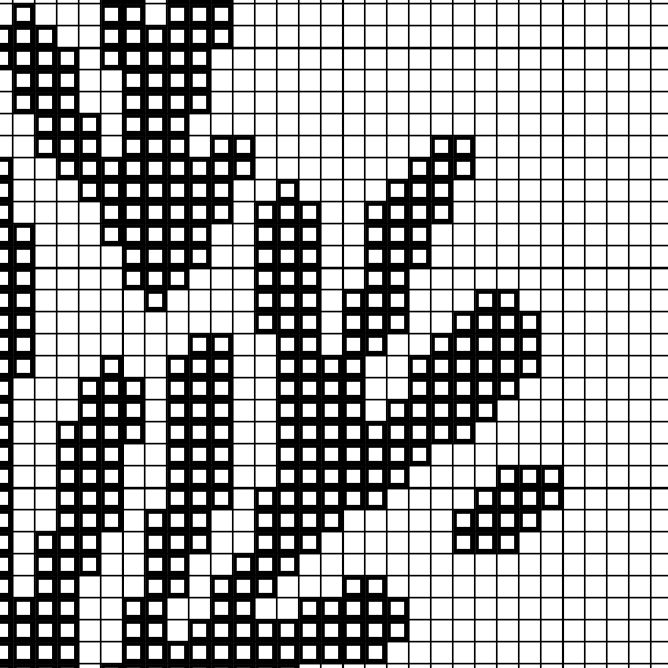 Shadow Plant Cross Stitch Pattern – Daily Cross Stitch